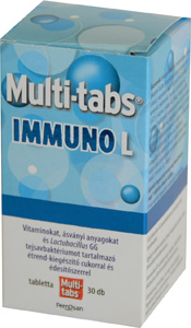 MULTI-TABS IMMUNO L MULTIVITAMIN TABLETTA FELNŐTTEKNEK 30X Adatlap ...