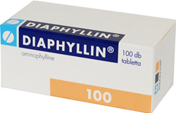 DIAPHYLLIN 150 MG TABLETTA 100X Adatlap / PirulaPatika online gyógyszertár