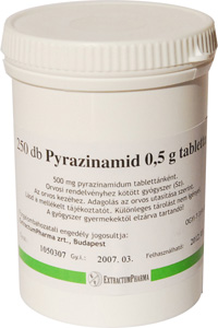 PYRAZINAMID 0,5 G TABLETTA 250X Adatlap / PirulaPatika online gyógyszertár