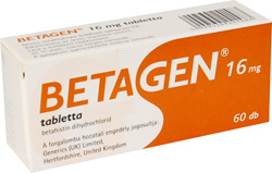 BETAGEN 16 MG TABLETTA 60X Adatlap / PirulaPatika online gyógyszertár