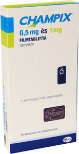CHAMPIX 0,5 MG ÉS 1 MG FILMTABLETTA 11X+14X Adatlap / PirulaPatika ...